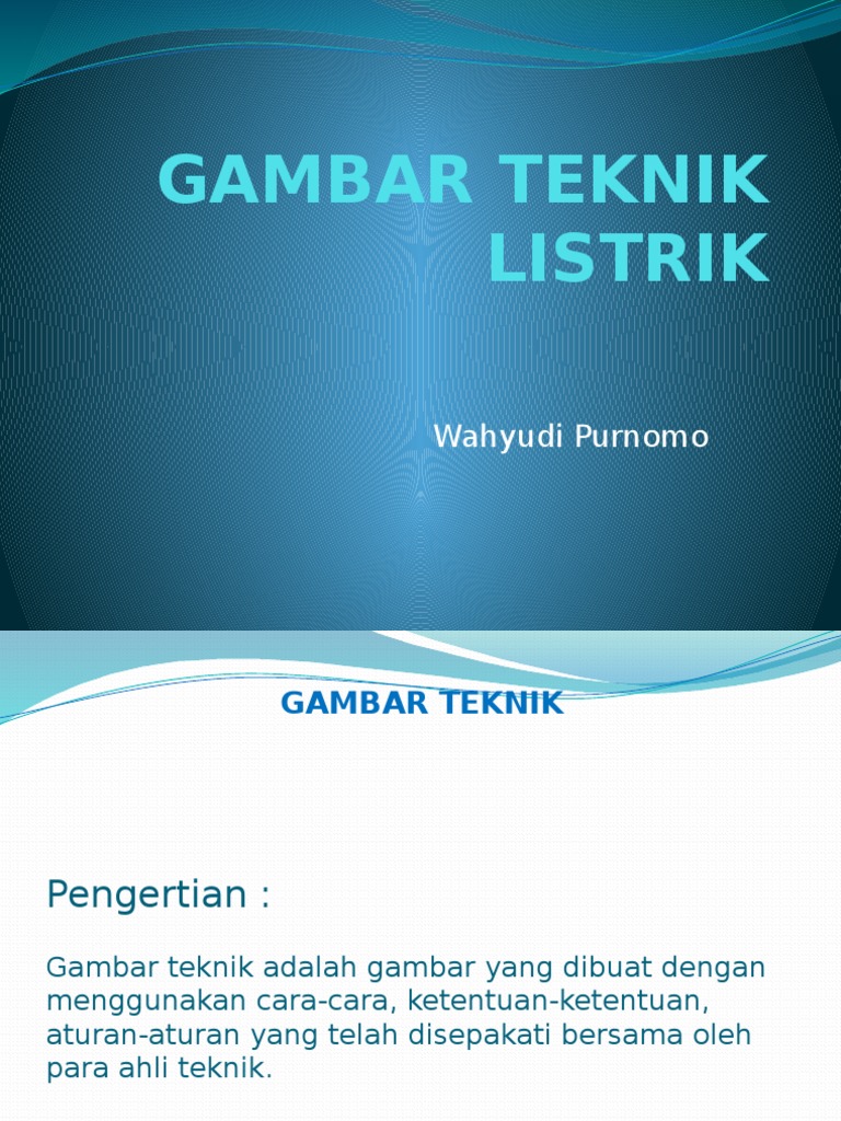 Gambar Teknik Listrik | PDF