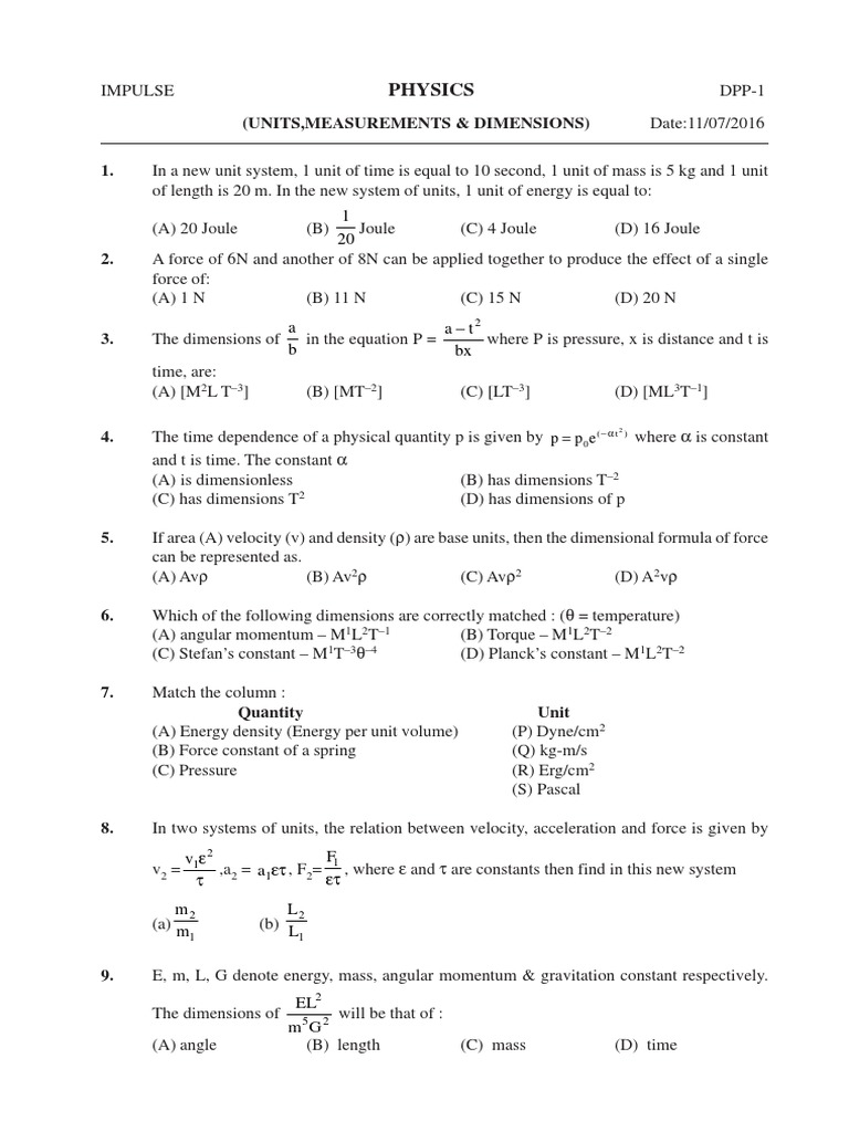 DPP 1 | PDF | Teaching Methods & Materials