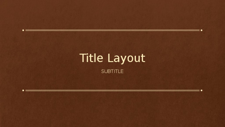 Title Layout | PDF