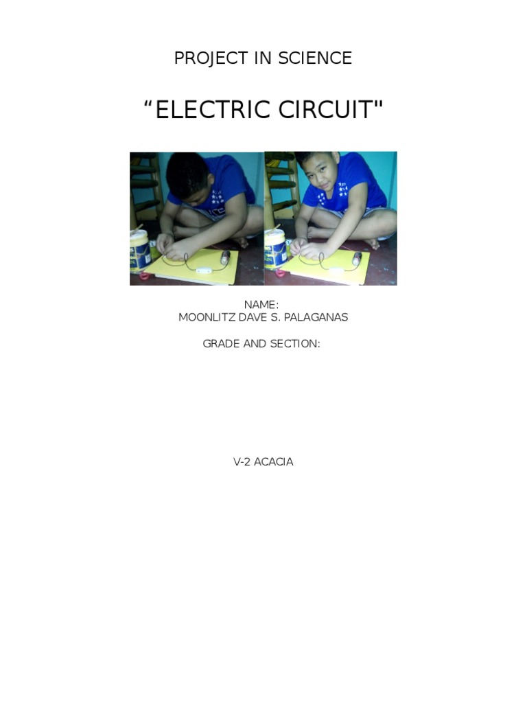 Electric Circuit Project Overview | PDF | Science & Mathematics