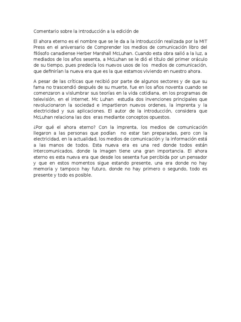 El Ahora Eterno | PDF