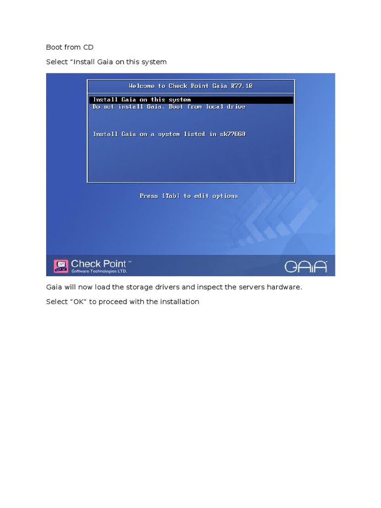Checkpoint Security Gateway Gaia R77 Installation | PDF | Domain Name ...