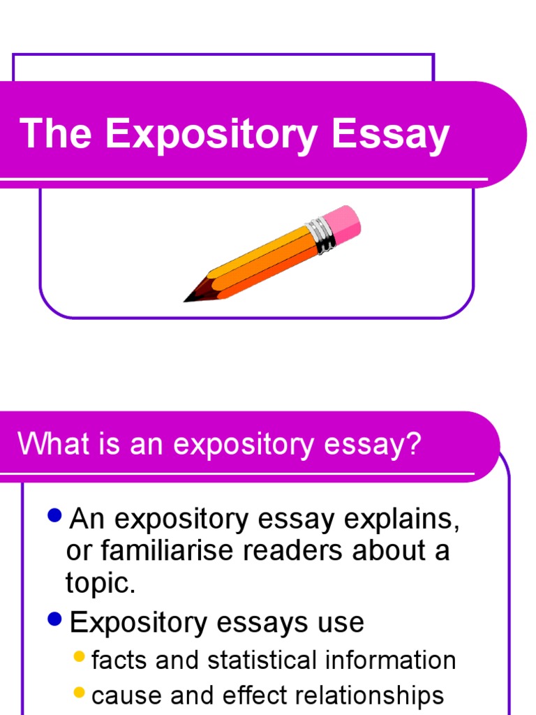 Expository Essay | PDF | Essays | Sentence (Linguistics)