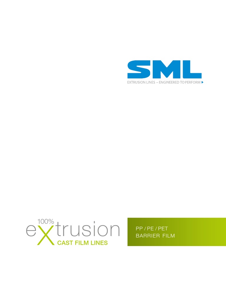 SML Prospekt Cast PET - Final | PDF | Extrusion | Battery (Electricity)