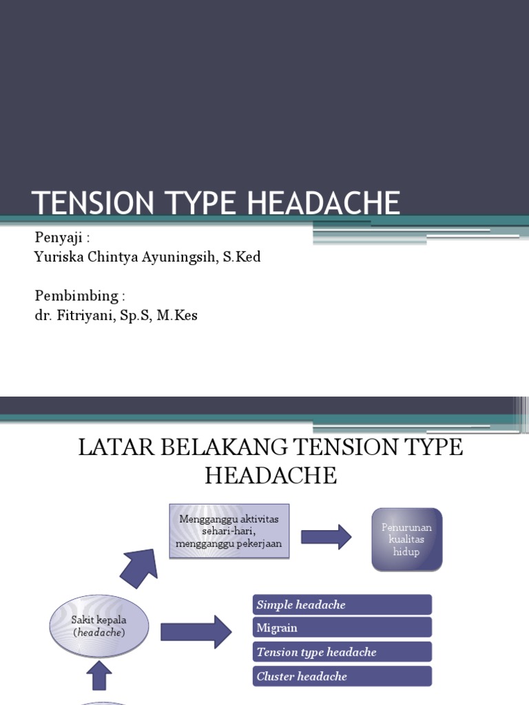Tension Type Headache Pdf