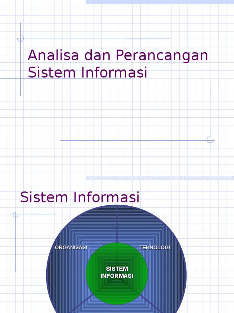 Analisa Dan Perancangan Sistem Informasi - 1 | PDF | System ...
