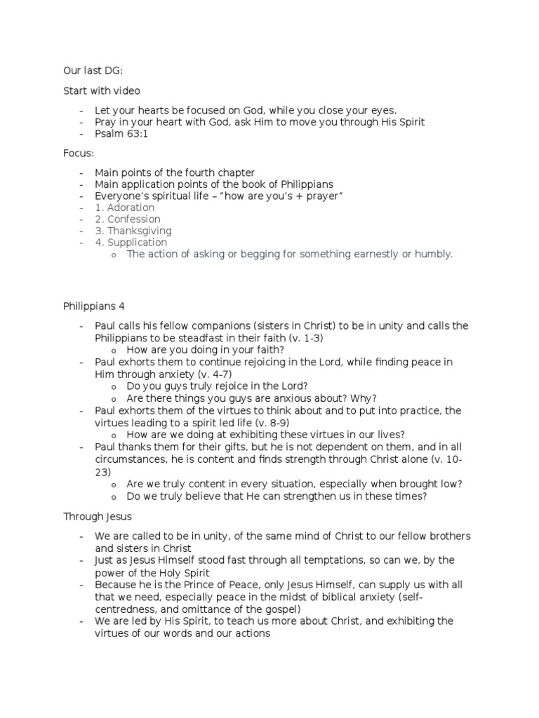 Summary of Phillipians | Epistle To The Philippians | Jesus