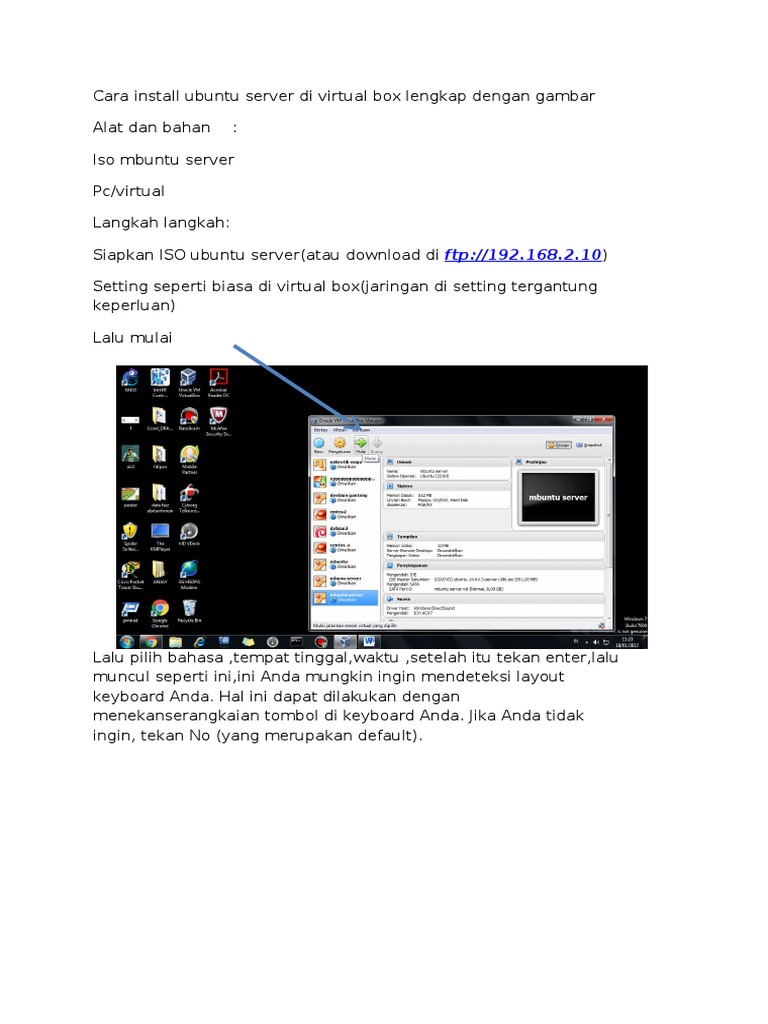 Laporan Cara Install Ubuntu Server Di Virtual Box Lengkap Dengan Gambar ... Laporan Cara Install Ubuntu Server Di Virtual Box Lengkap Dengan Gambar ...