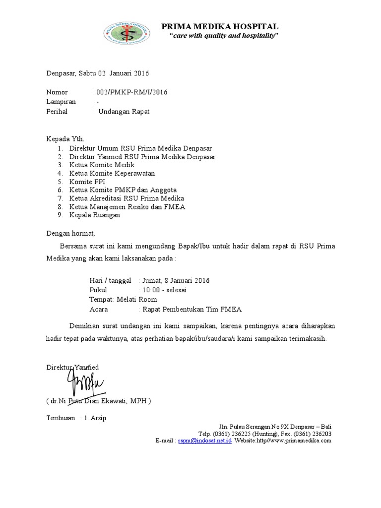 Bentuk Tim FMEA Undangan | PDF
