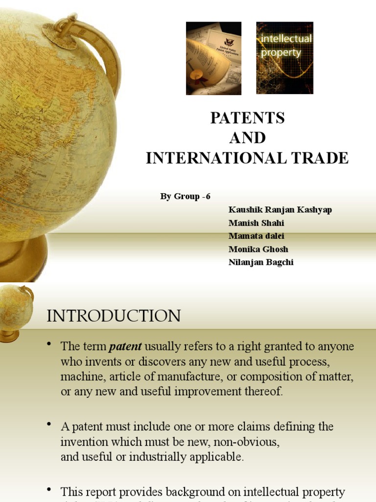 Patents AND International Trade | PDF | Patent | Intellectual Property