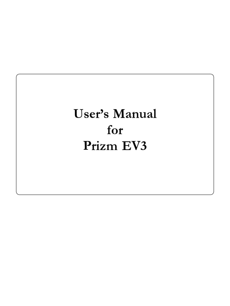 PRIZM Manual | PDF | Programmable Logic Controller | User Interface