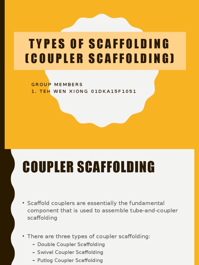 Types of Scaffolding | PDF