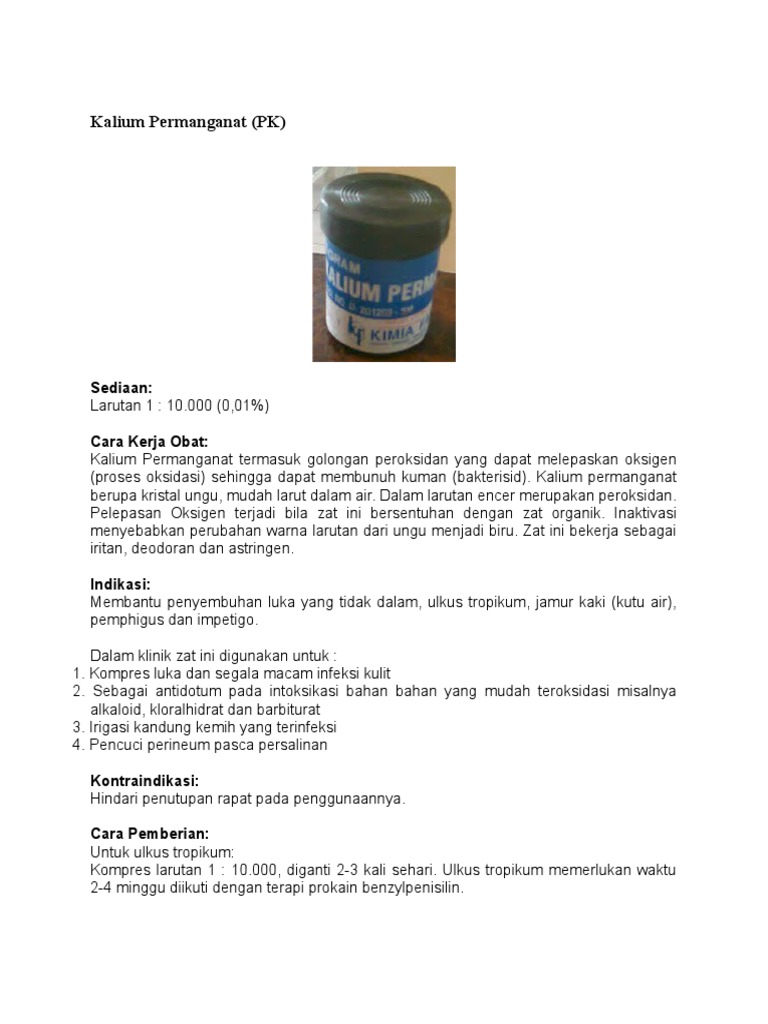 Kalium Permanganat | PDF