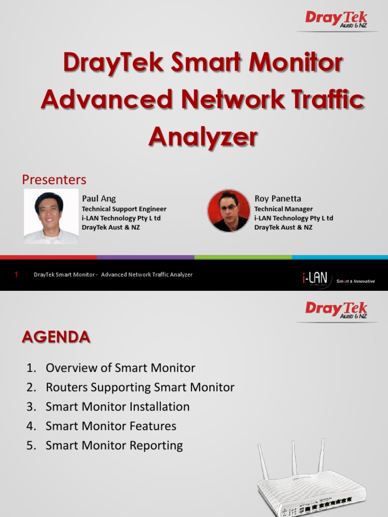 Network Admins: DrayTek Monitor Guide | PDF | Computer Network | Graphical User Interfaces