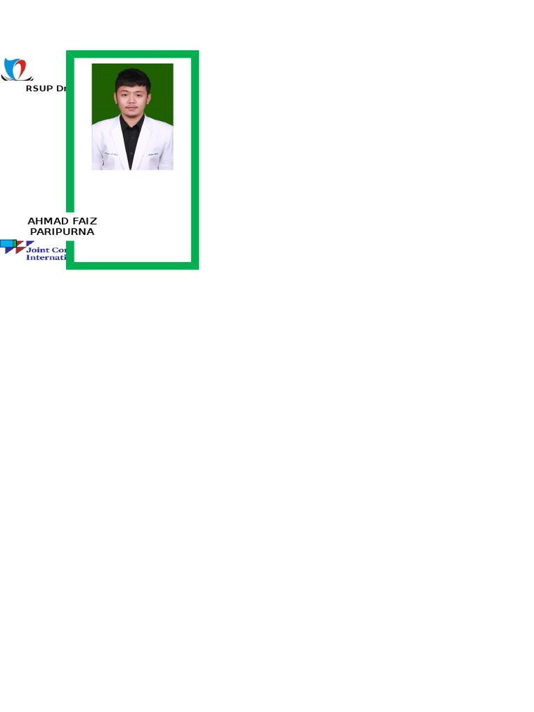 Name Tag Faiz Wahidin | PDF