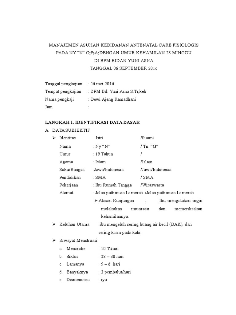 Askeb ANC Fisiologi | PDF