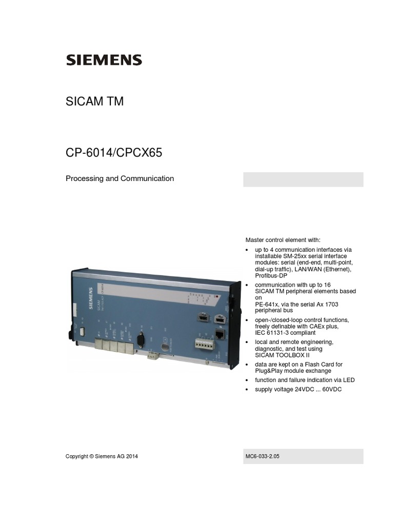 CP 6014 CPCX65 Eng | PDF | Programmable Logic Controller | Usb