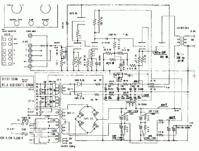 Audionote Ongaku Schematic