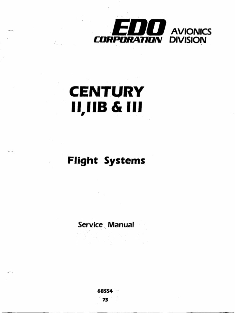 Century II, IIB and III Service Manual | PDF