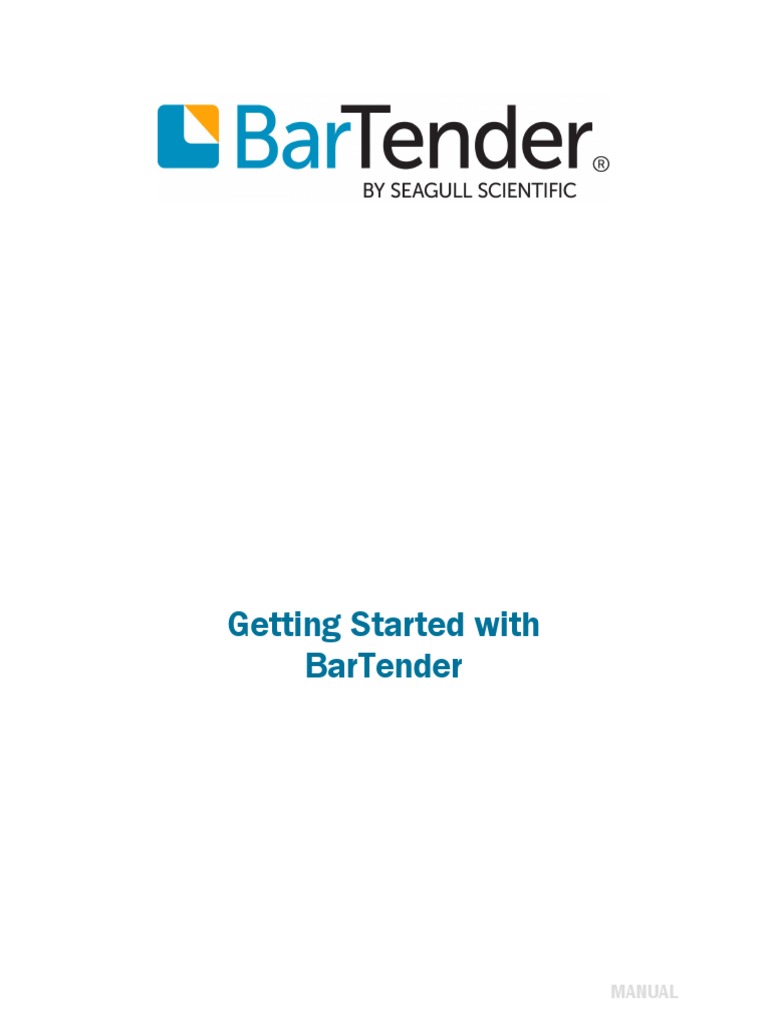 Bartender 2016 Manual | Installation (Computer Programs) | Databases