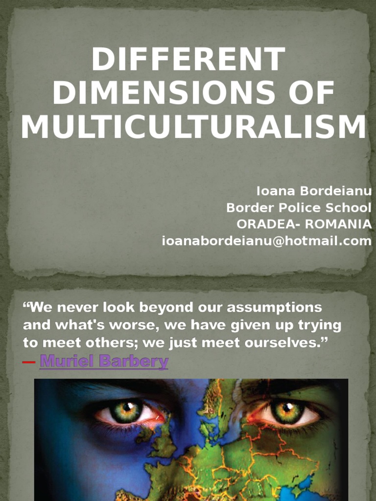 Different Dimensions of Multiculturalism Final | PDF | Multiculturalism ...