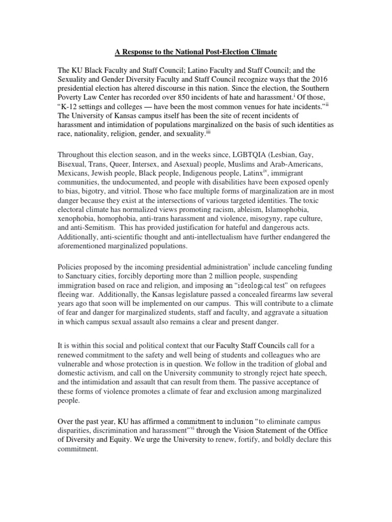 Council Statement 2017 | PDF | Social Exclusion | Lgbt