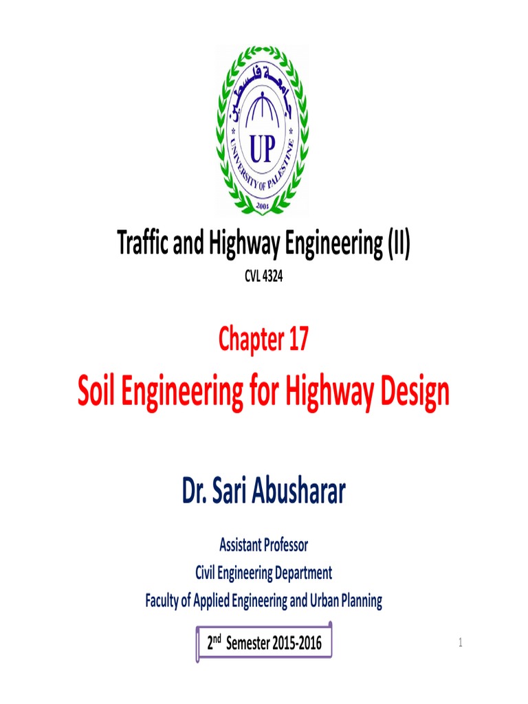 03 Chapter 17 - Soil Engineering For Highway Design | PDF | Soil | Density