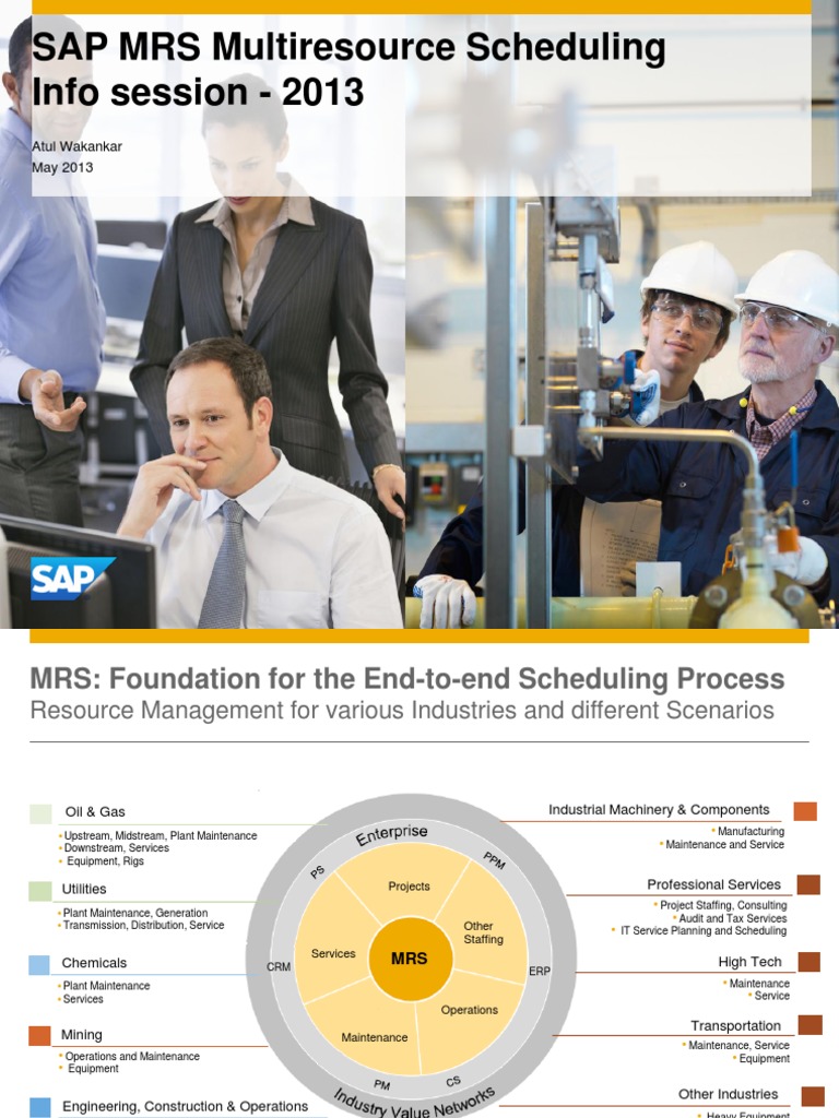SAP-MRS Info Session - 2013 | PDF | Sap Se | Enterprise Resource Planning