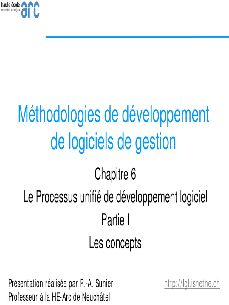 Le Processus Unifié en Développement Logiciel | PDF | Architecture de ...