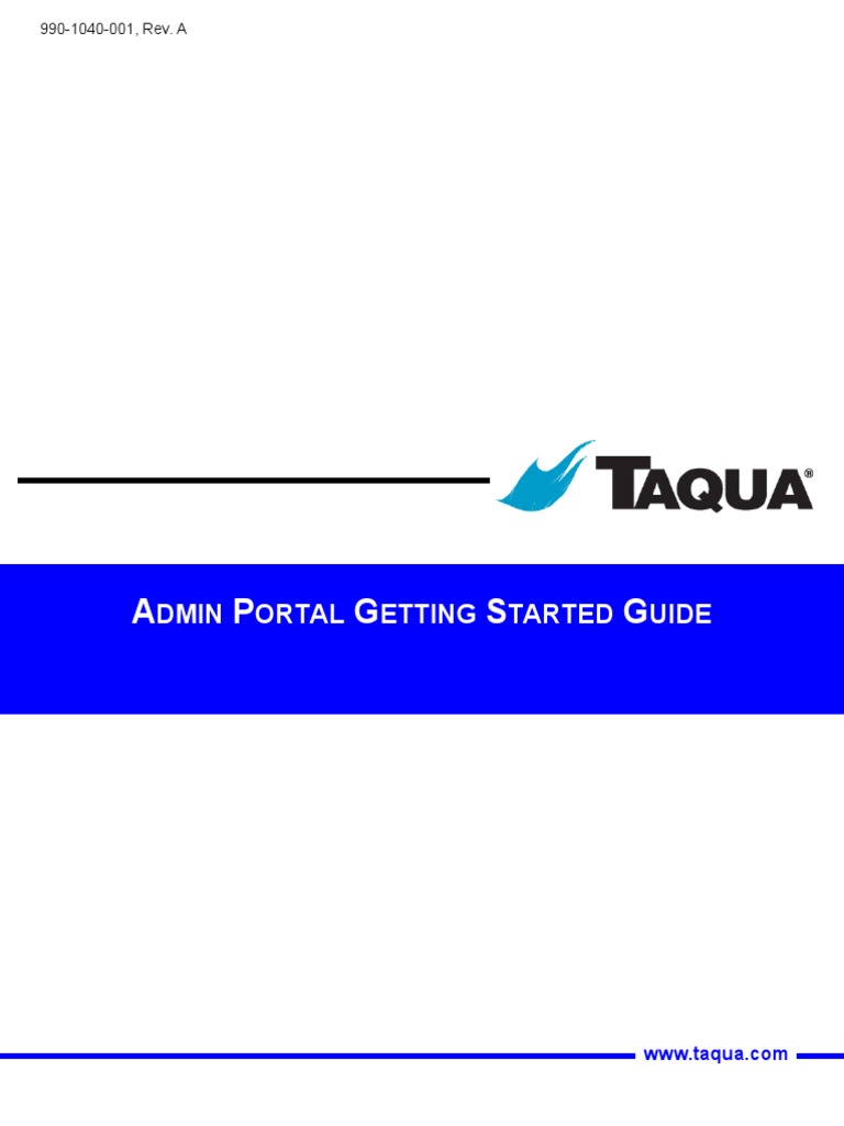 1040 - Admin Portal Getting Started Guide Rev A Sept 2015 | PDF | Comma Separated Values ...