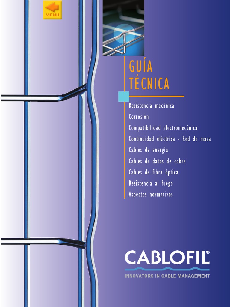 Guia Técnica CABLOFIL | PDF | Acero inoxidable | Corrosión