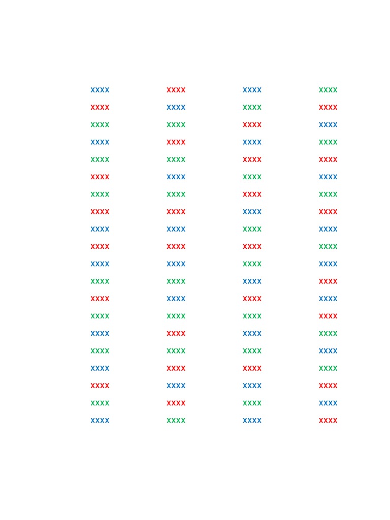 Plantillas de Stroop | PDF