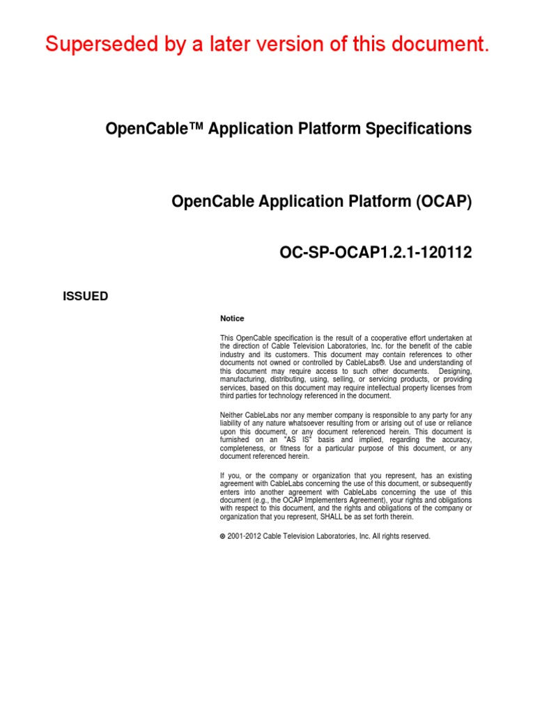 Oc SP Ocap1.2.1 120112 | PDF | Application Programming Interface | User ...