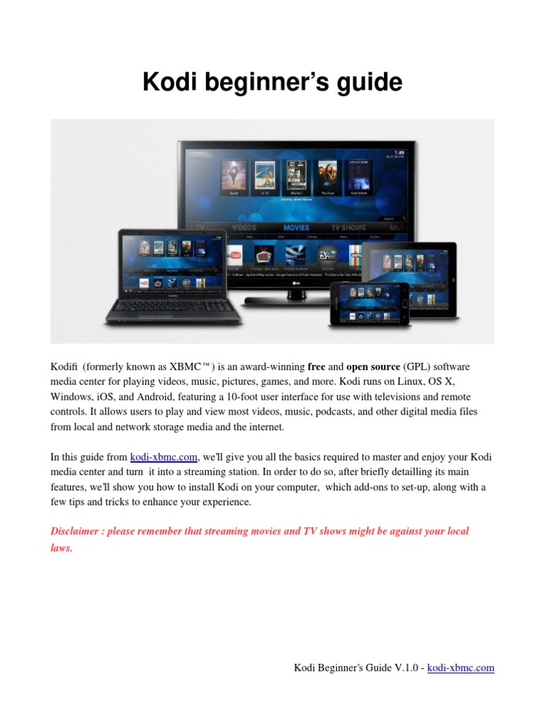Kodi Beginners Guide | PDF | Computer Engineering | Computer Architecture