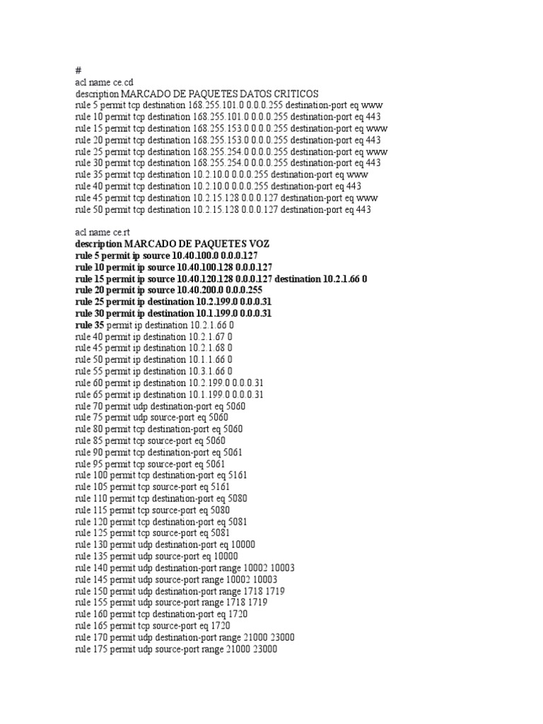 Configuración QoS en Routers Huawei | PDF | Calidad de servicio ...
