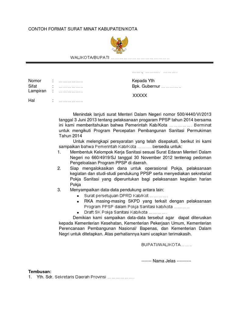 Contoh RKA, Surat Minat (Print Semua) | PDF | Bisnis