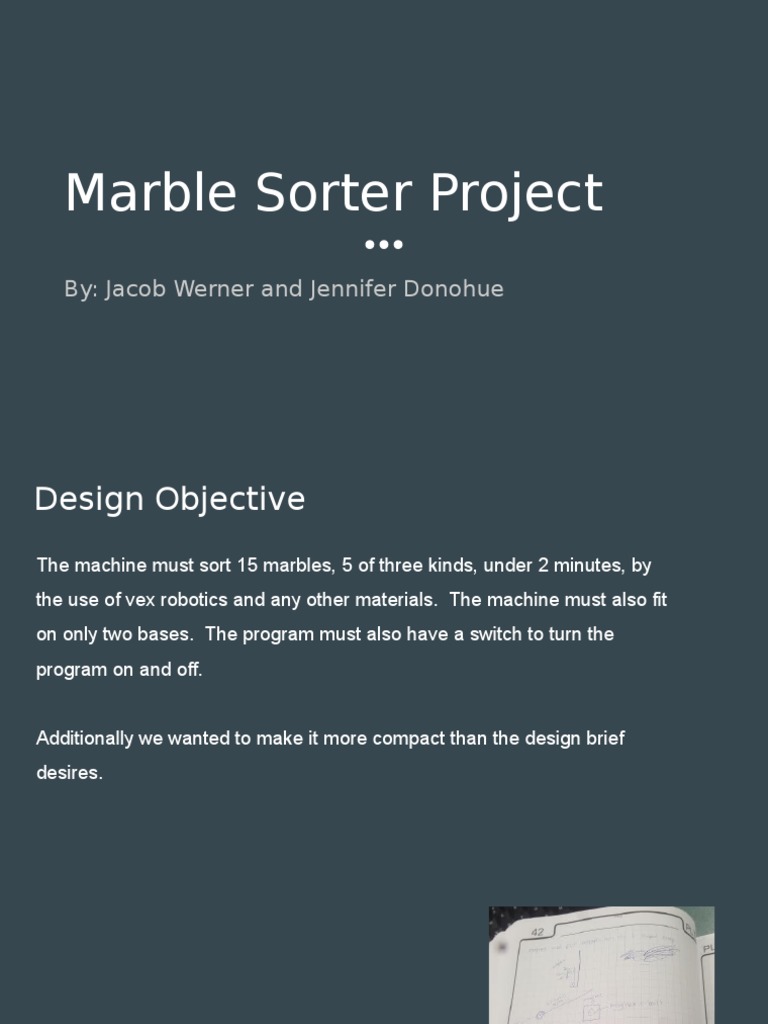 Marble Sorter Project 2 | PDF