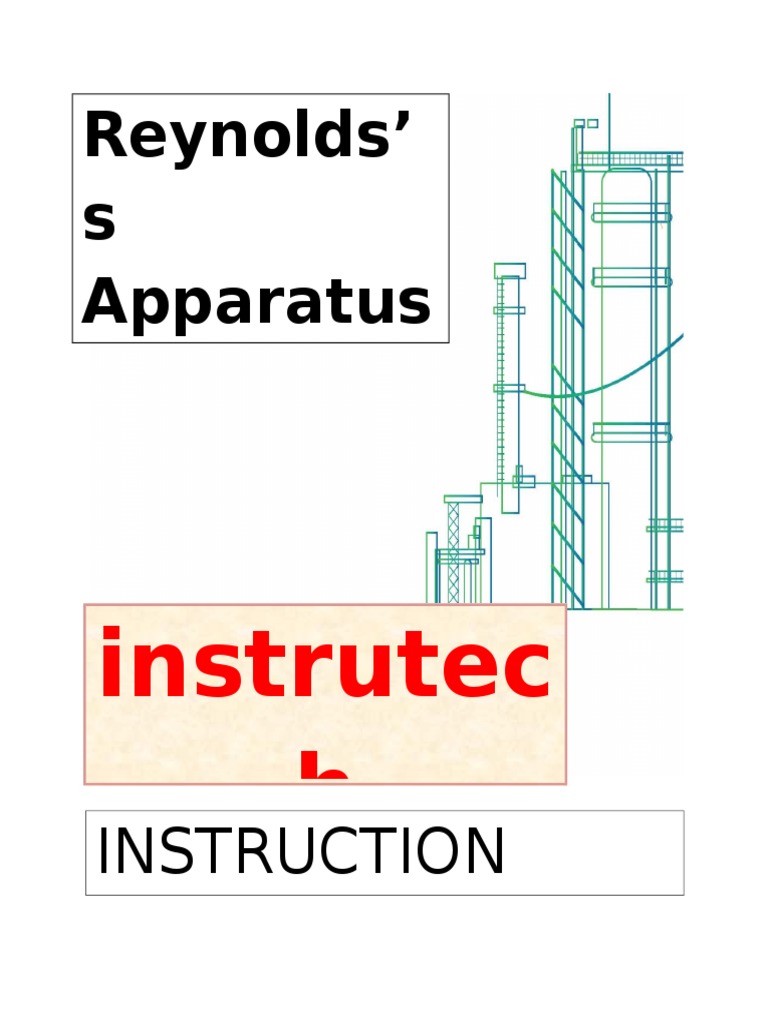 Reynolds Apparatus | PDF | Reynolds Number | Fluid Dynamics