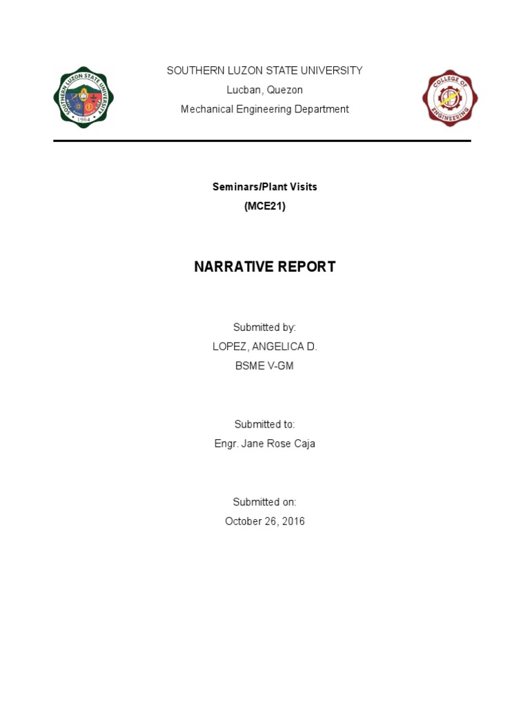 LOPEZ Plant Tour Narrative Report | PDF | Steam | Turbine