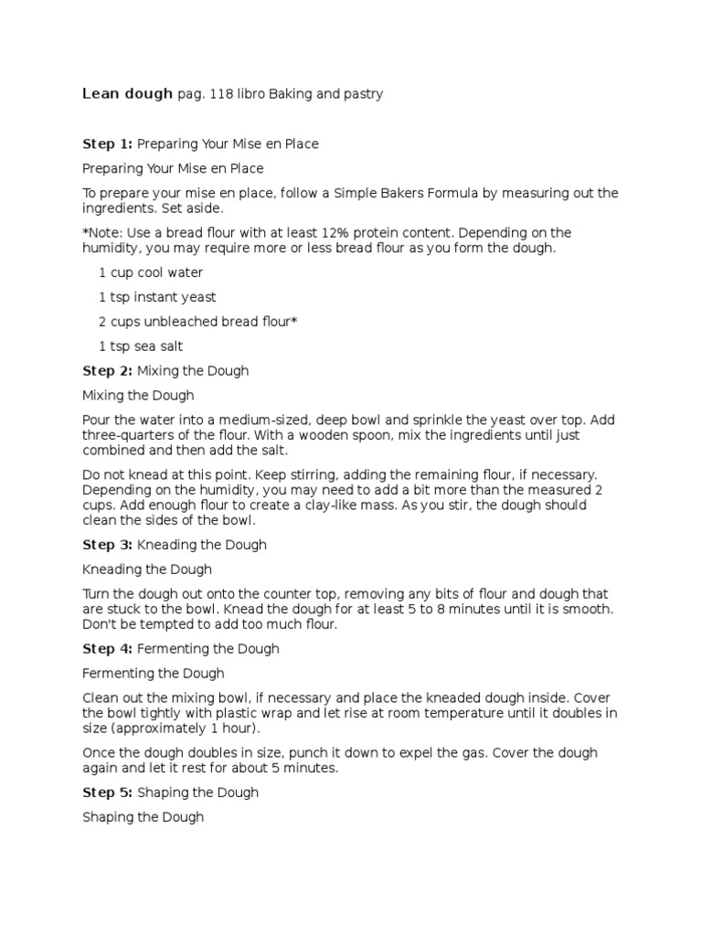 Lean Dough Pag118 | PDF