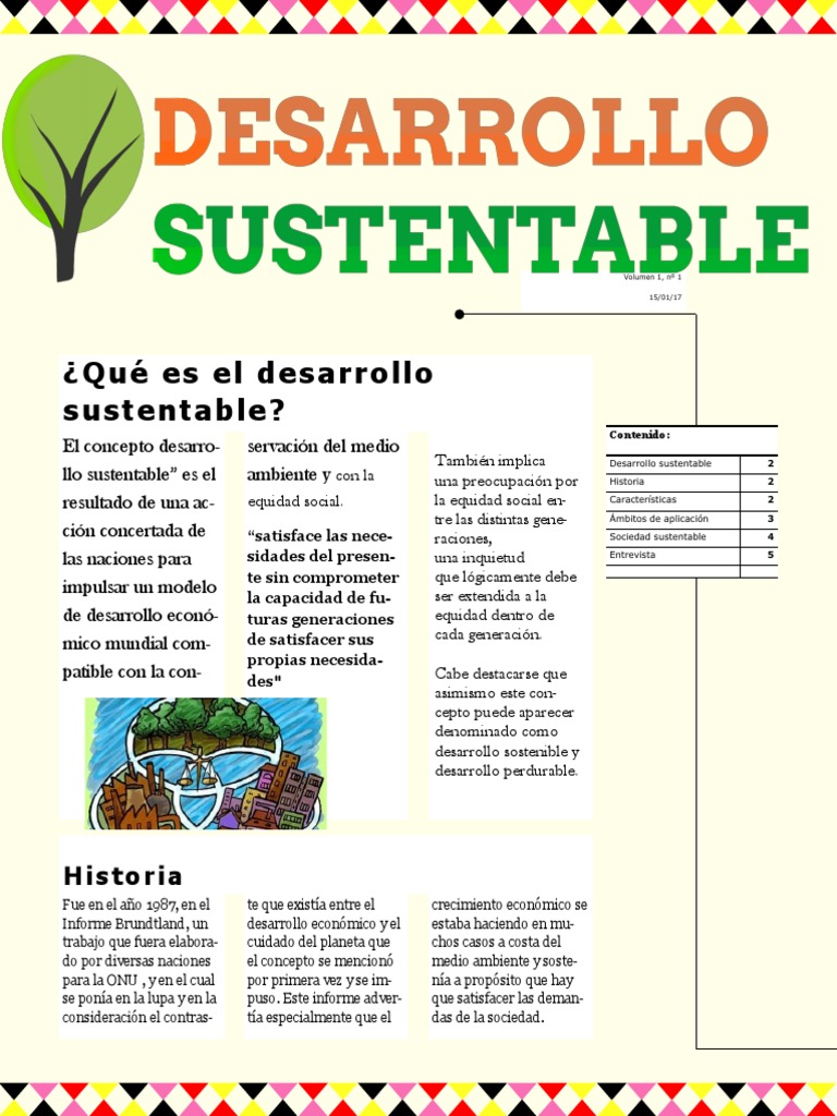 El Desarrollo Sustentable | PDF | Desarrollo sostenible | Sustentabilidad