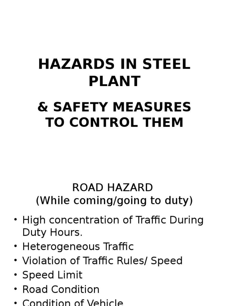 Safety | PDF | Crane (Machine) | Steel Mill