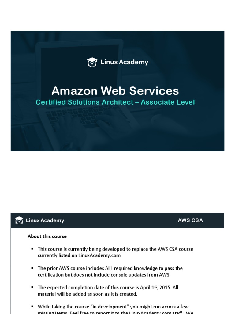 Aws Csa 2015 PDF | PDF