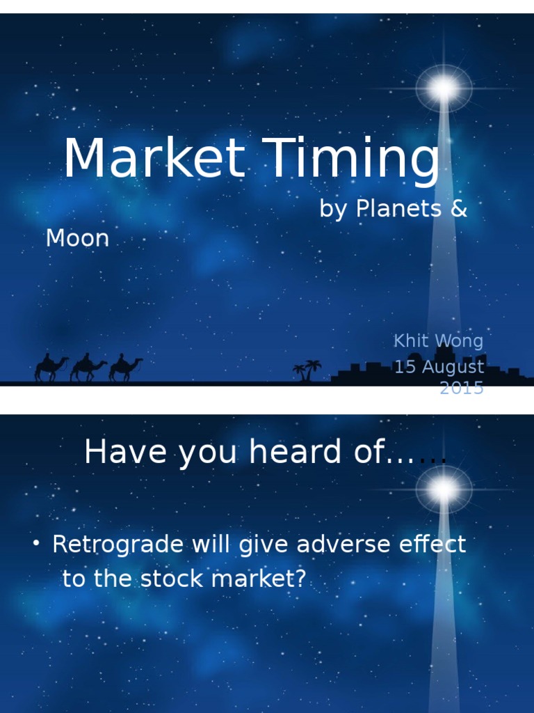 Financial Astrology Timing by Planets & Moon Cycles - Mercury ...