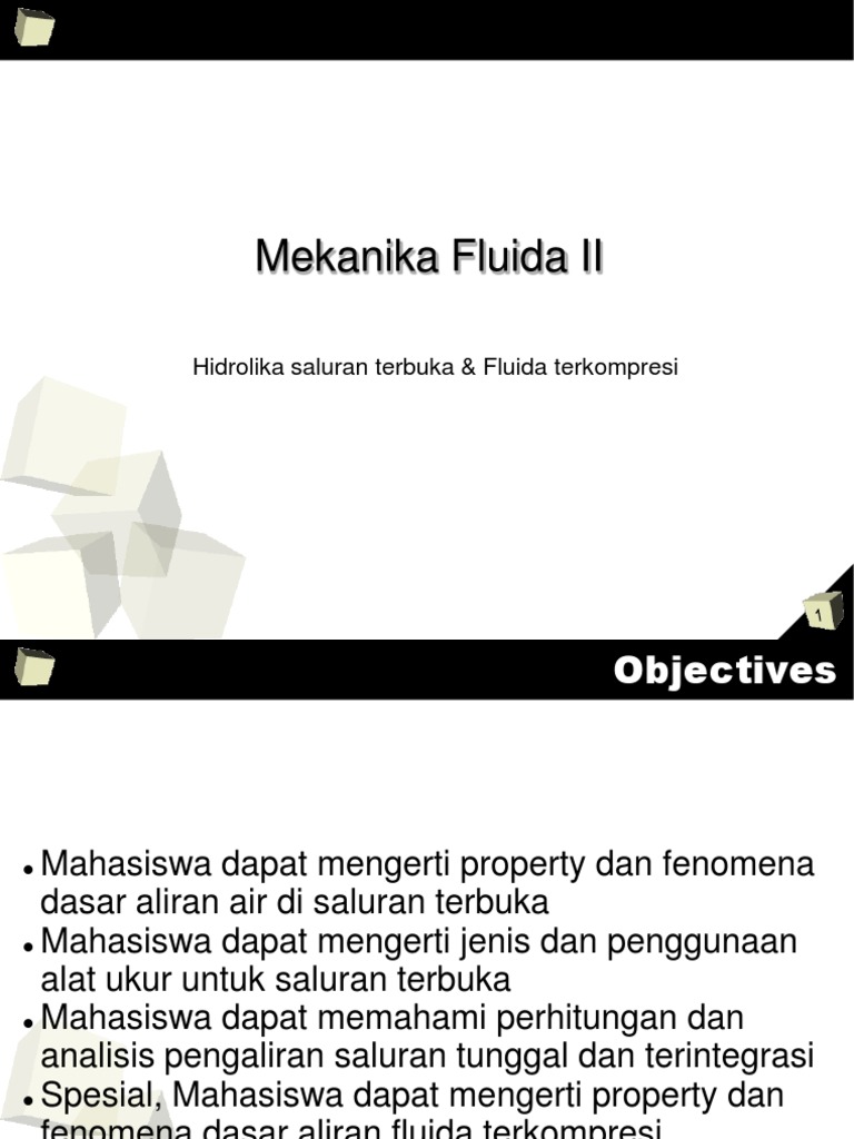 Mekanika Fluida II - 1 PDF | PDF