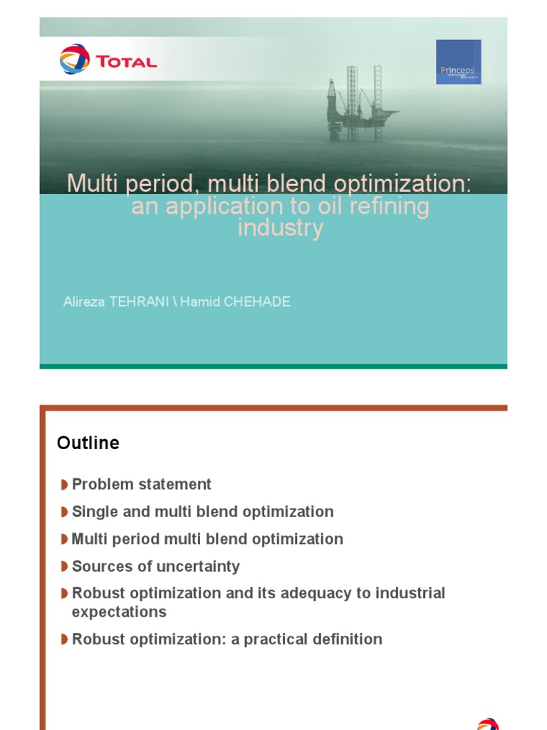 05 Tehrani | PDF | Oil Refinery | Linear Programming