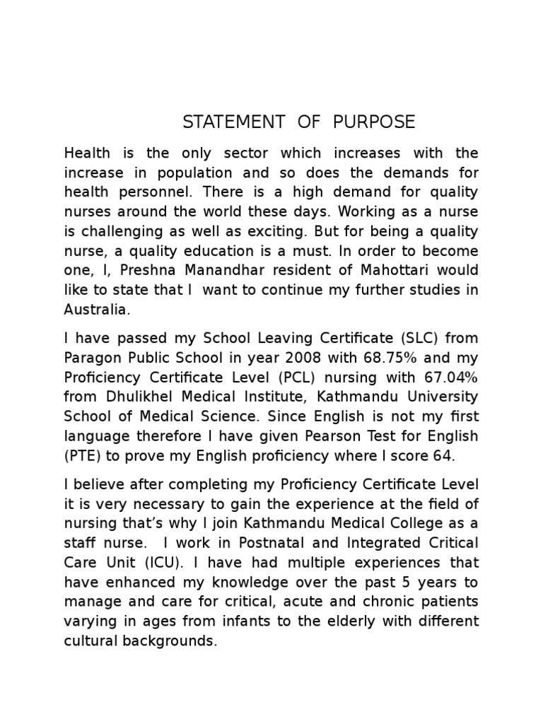 statement-of-purpose-preshna-nursing-international-student