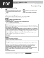 Business Essentials B1 Answer Key PDF | PDF | Email | Business
