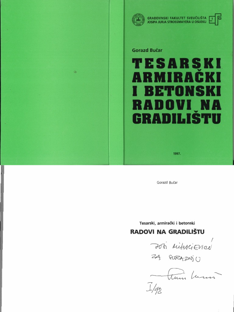 Armiracki I Betonski Radovi Na Gradilistu | PDF