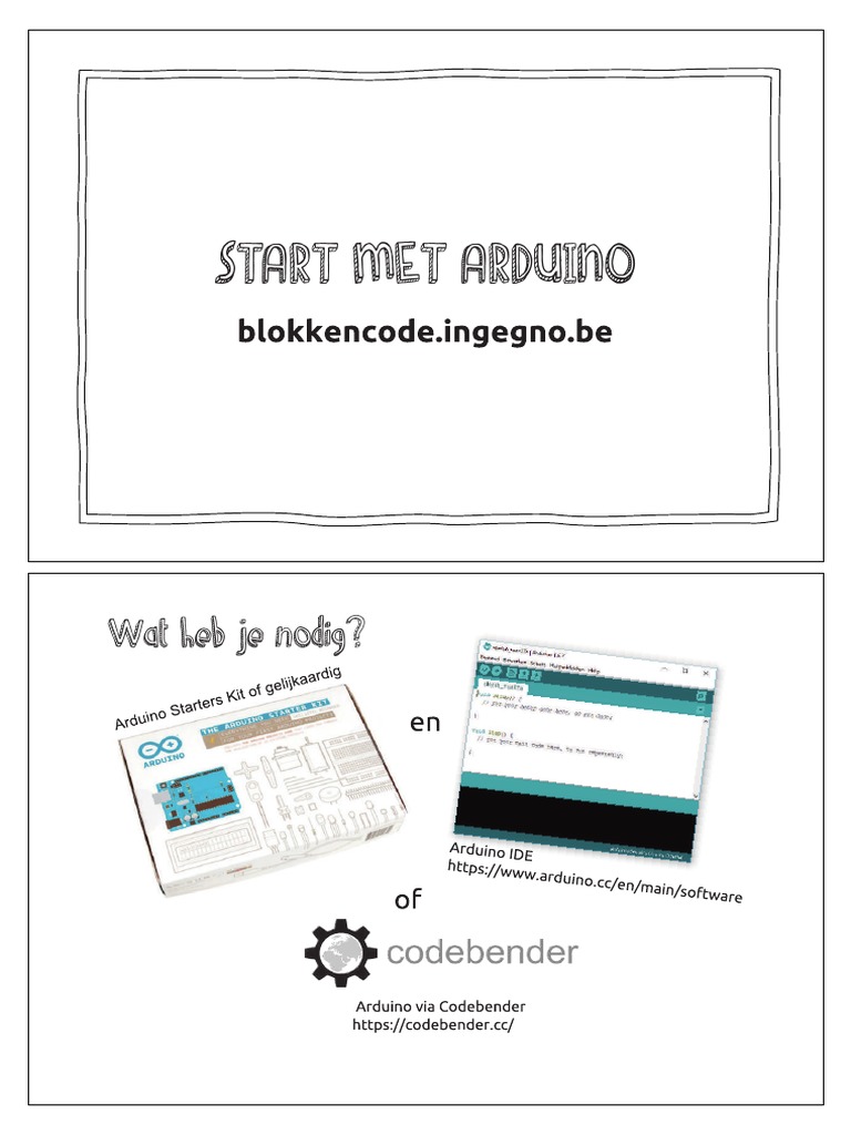 UGO Arduino Handleiding - Inhoudsopgave | PDF